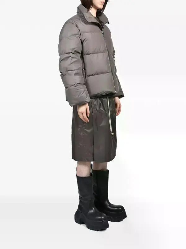Moncler Layered-detail Kiltshorts Shorts - Grey