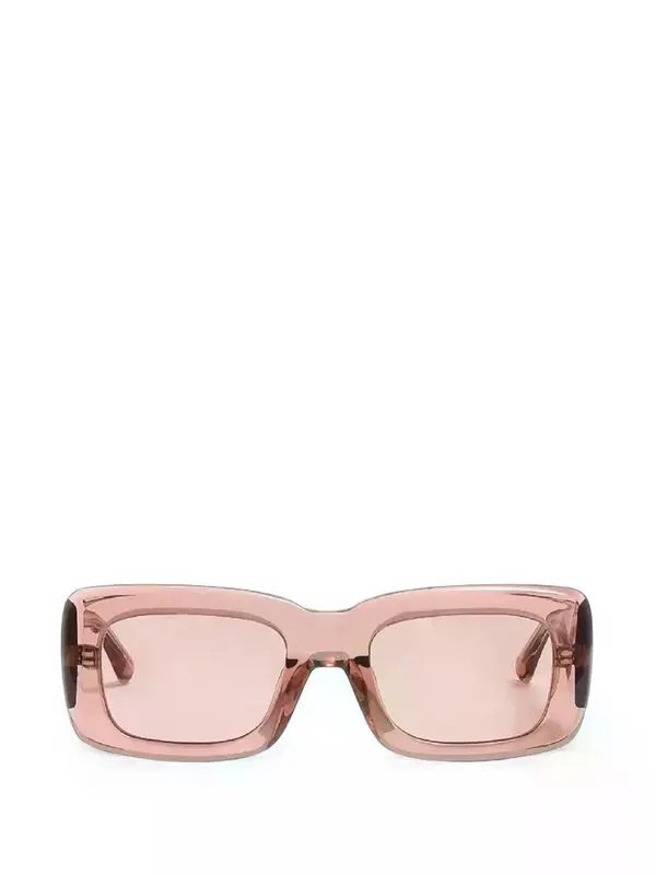 Attico X Linda Farrow Marfa Rectangle-frame Sunglasses