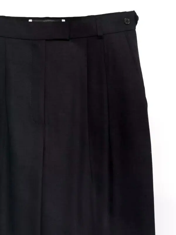 FRENKEN Pleated Wide-leg Trousers