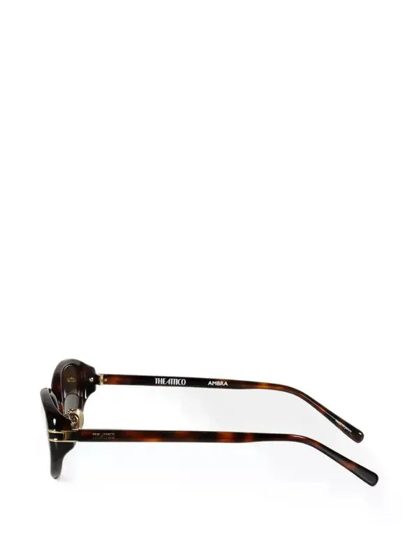 Attico Ambra Oval-frame Sunglasses