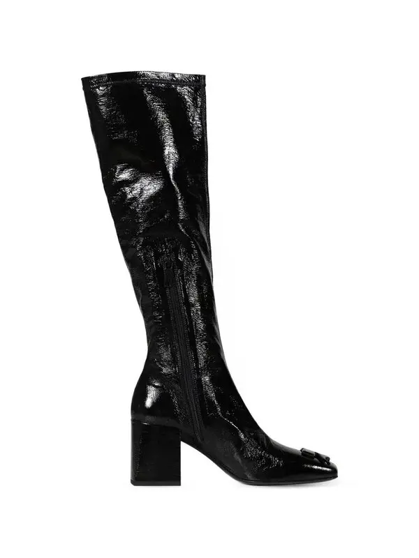 COURREGES Reedition Vinyl Knee-high Boots