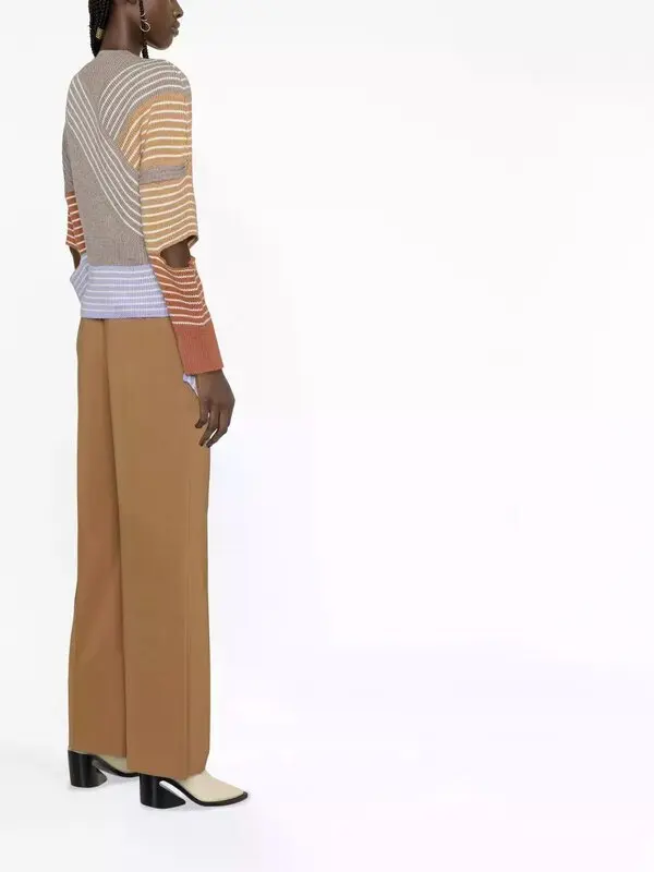 Stella McCartney Stella Stella 3d Stripes Wool Sweater