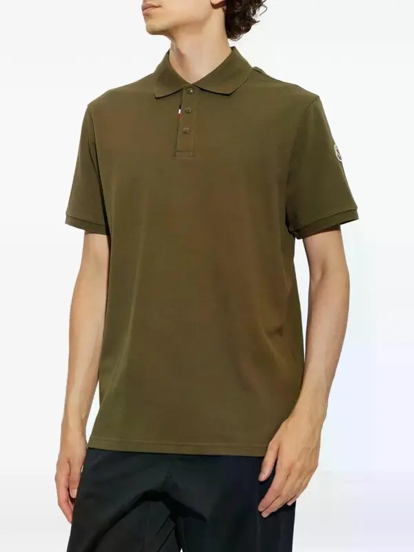 Moncler Logo-patch Polo Shirt
