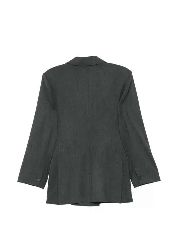 FRENKEN Double-breasted Peak-lapel Blazer