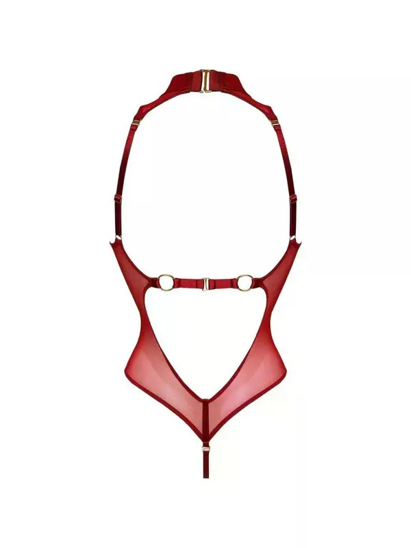 BORDELLE Signature Mesh High-neck Bodysuit