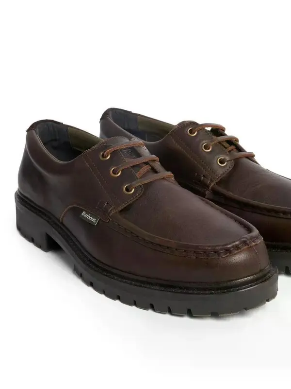 Barbour Paxton Apron-toe Chunky-sole Boat Shoes