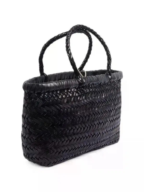 Dragon Diffusion Mini Gora Woven Leather Tote Bag