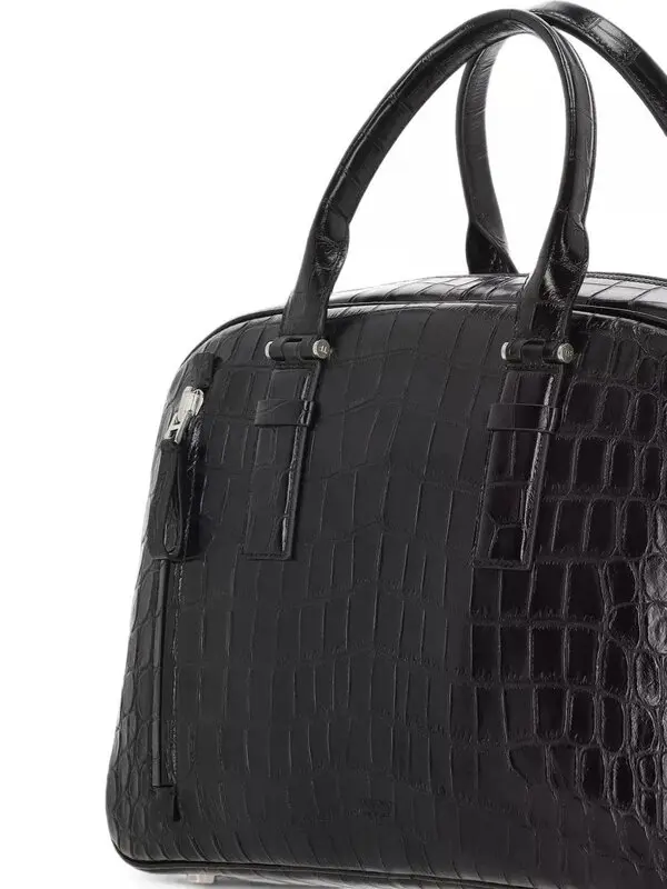 TOM FORD Crocodile-effect Tote Bag