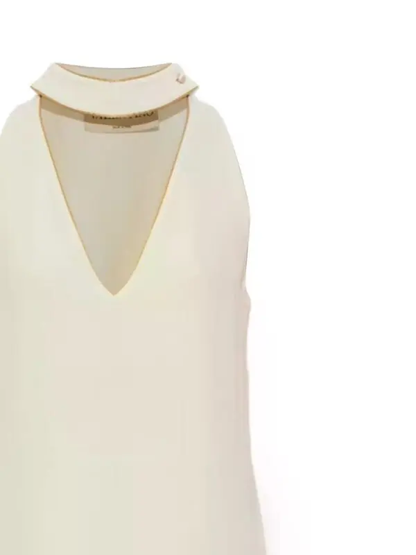Valentino Garavani Choker-neck Silk Blouse