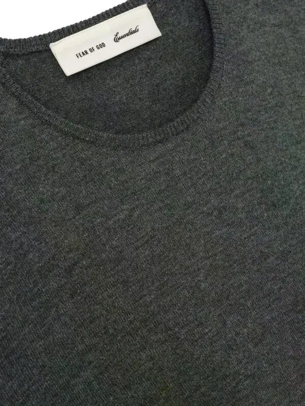 Fear Of God Logo Patch T-shirt - Grey