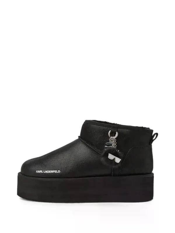 Karl Lagerfeld Thermo Charms Boots - Black