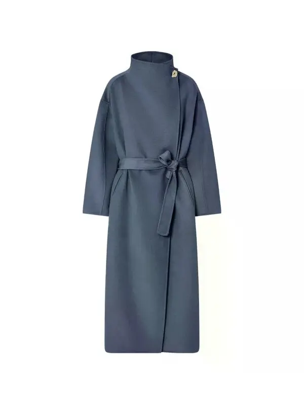 Liu Jo Oversized Wool Coat - Blue
