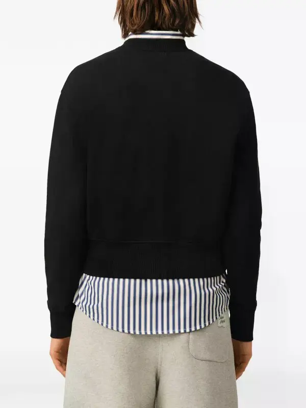 AMI Paris Organic Cotton Sweatshirt With De Coeur Embroidery