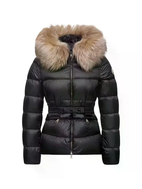 Moncler Boed Shearling-trim Puffer Jacket - Black