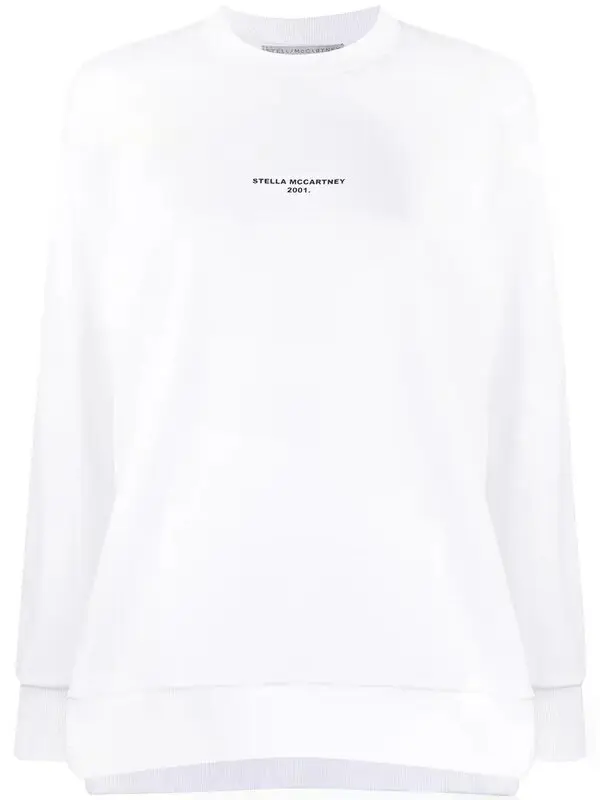 Stella McCartney Cotton Printed Logo Sweatshirt