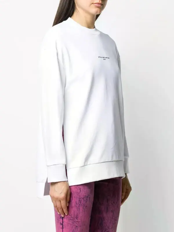 Stella McCartney Cotton Printed Logo Sweatshirt