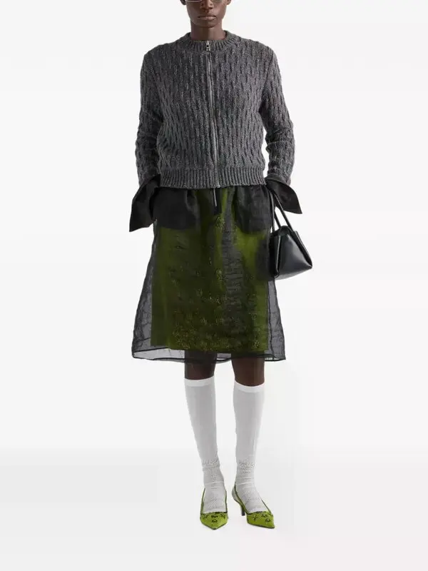 Prada Wool And Alpaca Cardigan