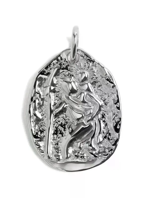 Monica Vinader St Christopher Pendant Necklace - Silver