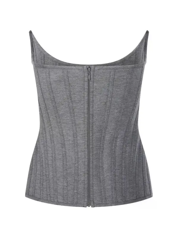 Giuseppe Di Morabito Ribbed Corset Top