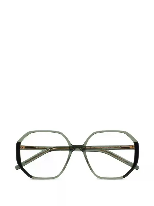 KALEOS Conway Geometric-frame Glasses - Green