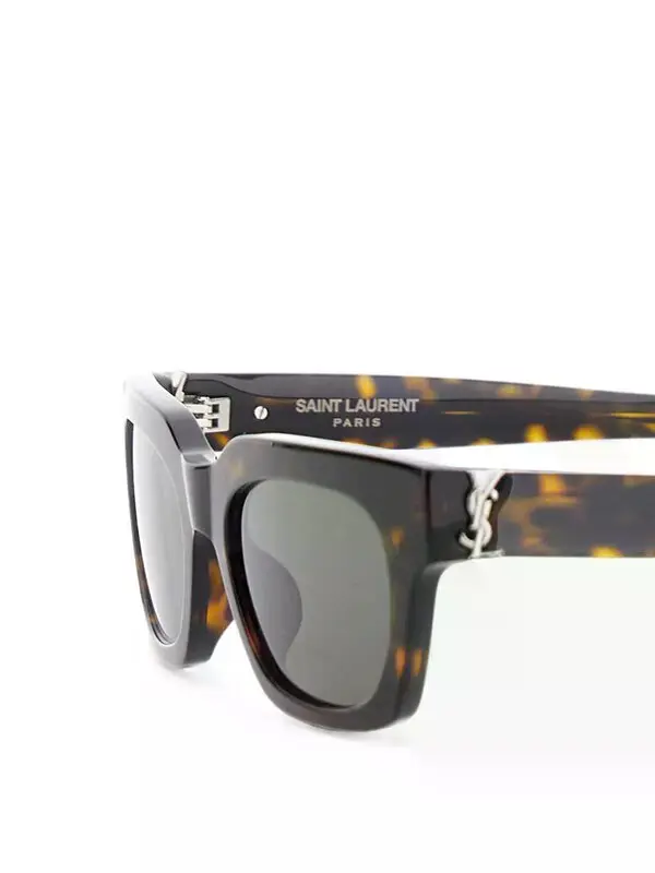 Saint Laurent Tortoiseshell-effect Sunglasses