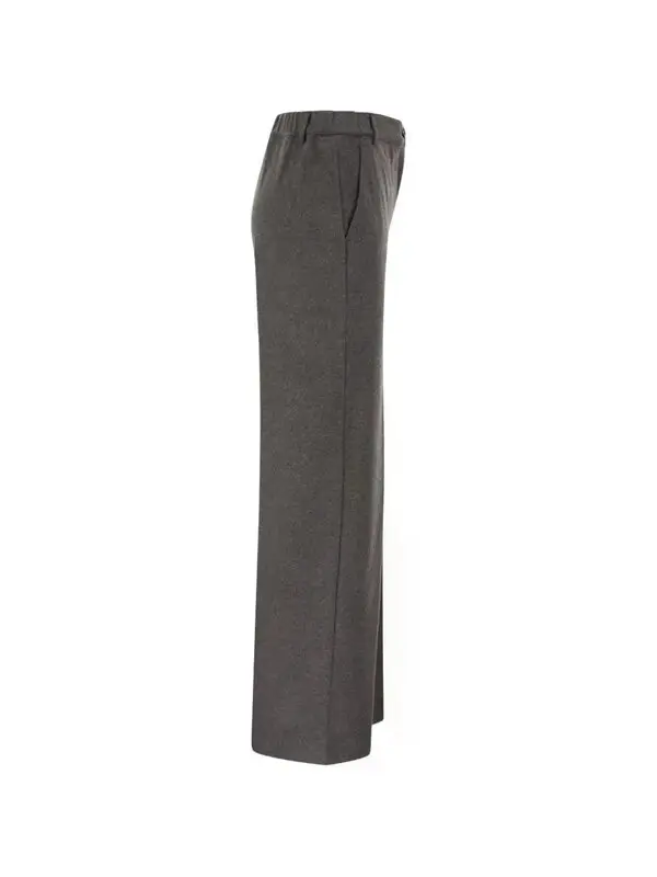 Max Mara Stretch-jersey Straight-leg Trousers