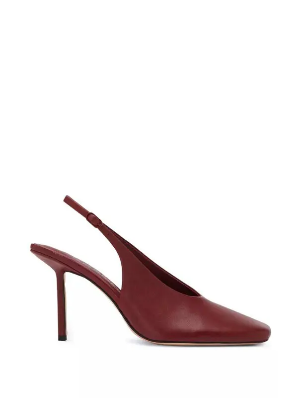 Studio Amelia Sierra Square-toe Slingback Pumps - Red