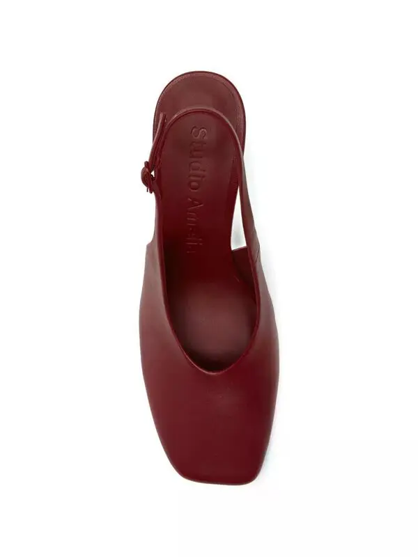 Studio Amelia Sierra Square-toe Slingback Pumps