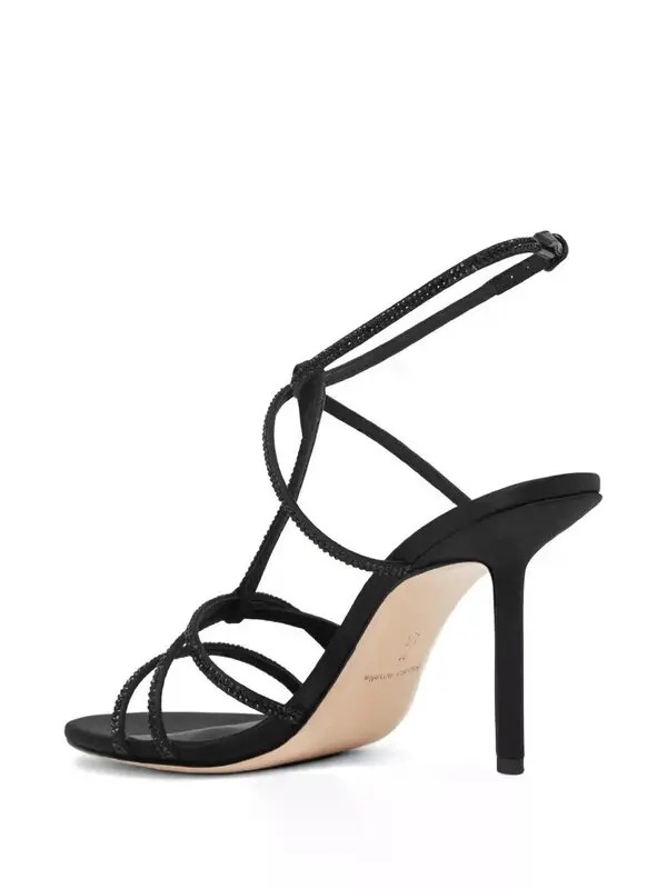 Studio Amelia Minuit Diamante-embellished Sandals