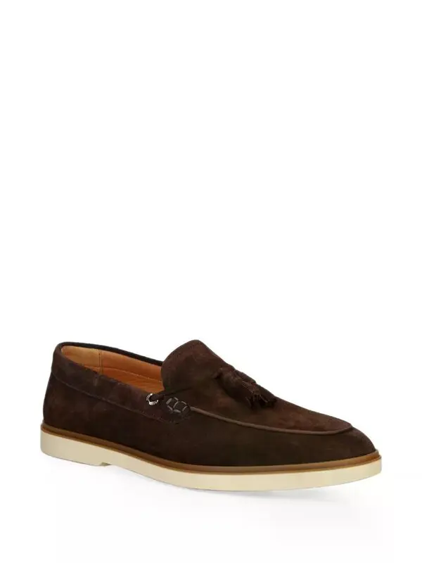 BOSS Tassel-detail Suede Loafers