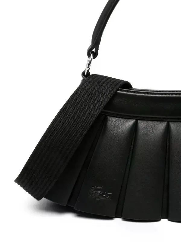 Lacoste Pleated Tote Bag With Embossed Logo