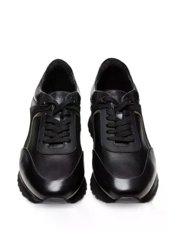 POCHE PARIS Panelled Lace-up Sneakers