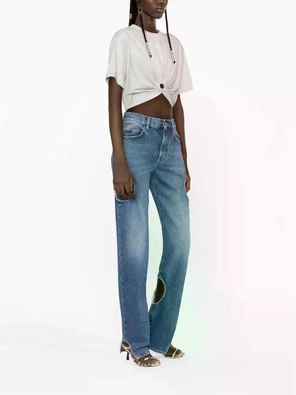 Off-White Meteor Hole-detail Jeans