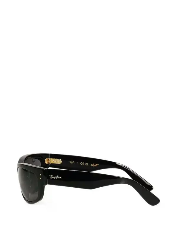 Ray-ban Mega Balorama Rectangle-frame Sunglasses - Black