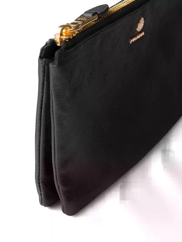 Prada Leather Zipper Pouch