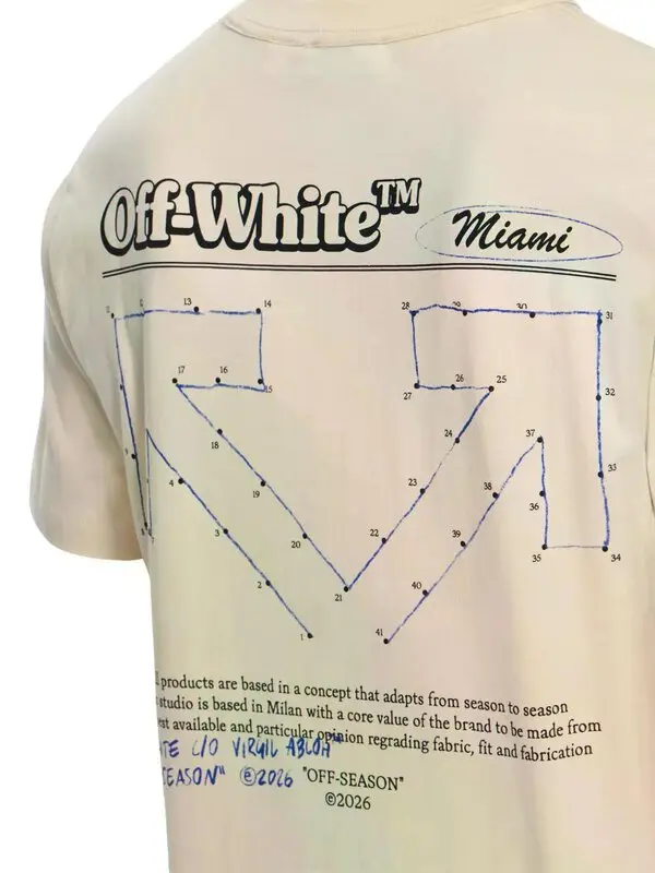 Off-White Graphic-print T-shirt - Neutrals