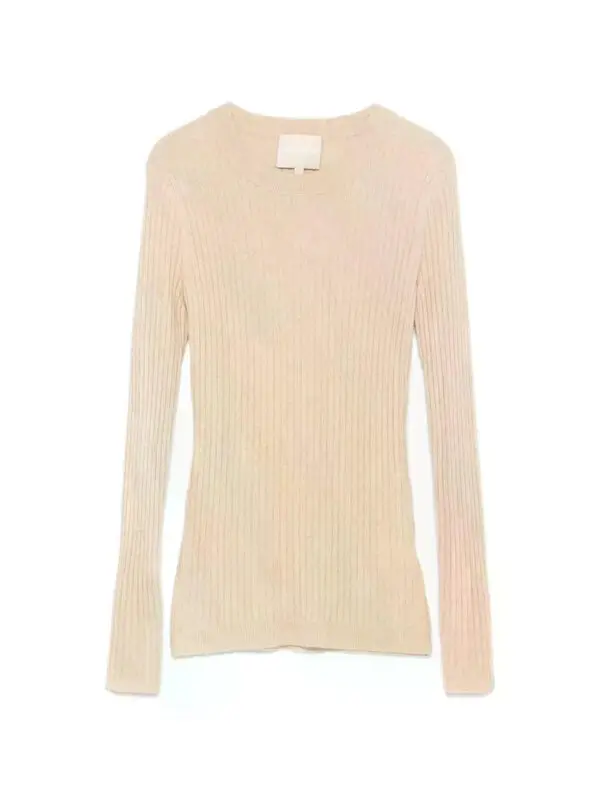 KUJTEN Bibi Ribbed-knit Sweater - Neutrals