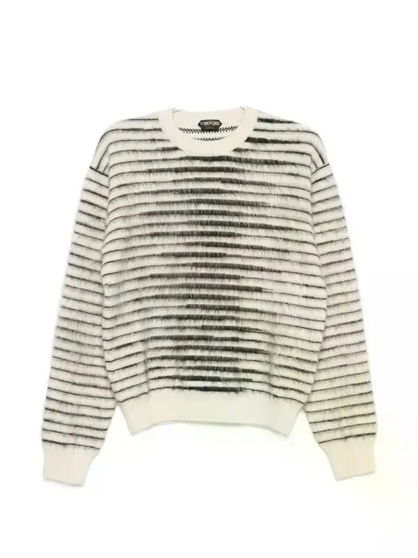 TOM FORD Striped Crew-neck Sweater