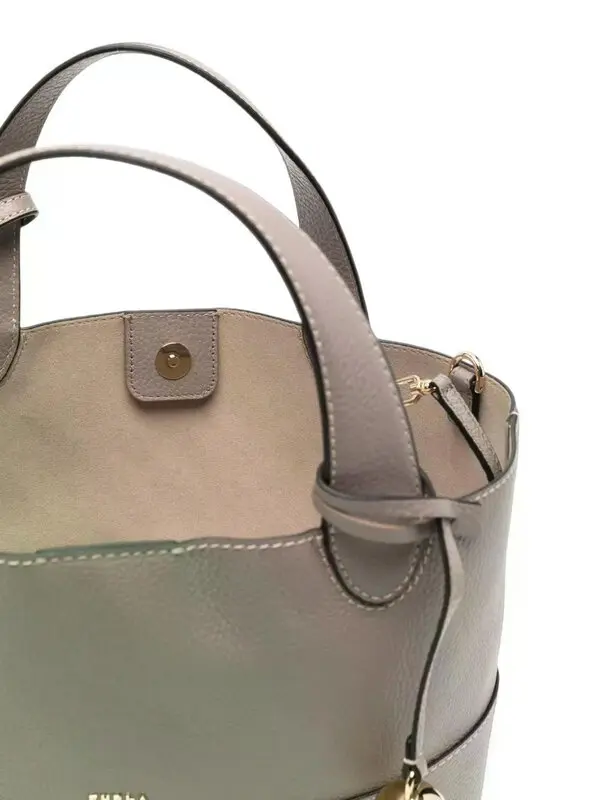 Furla Grained Leather Tote Bag