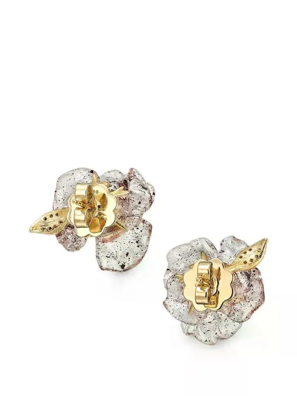 ANABELA CHAN Blueberry Petunia Studs Earrings