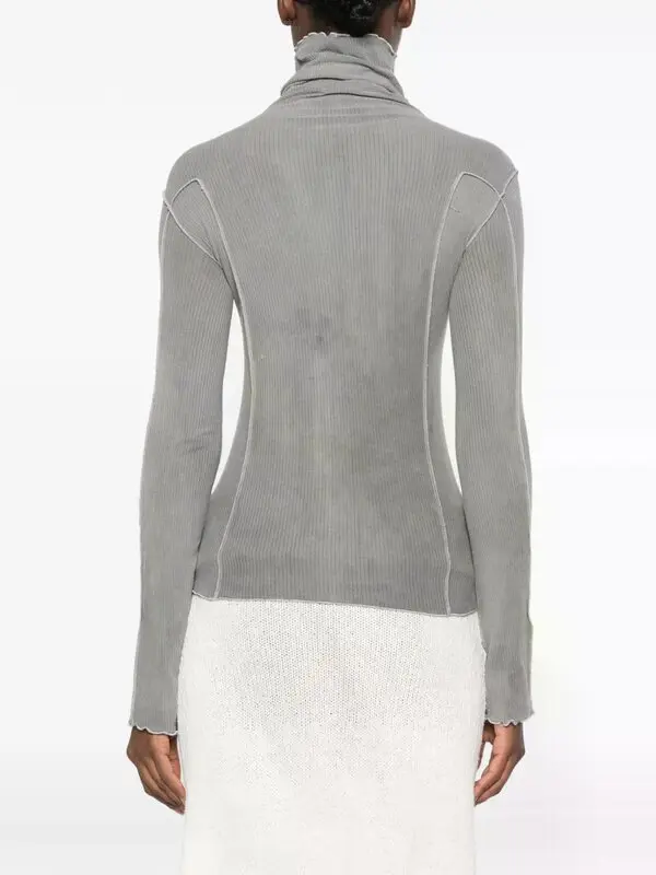 BASERANGE Ribbed Exposed-seam Top