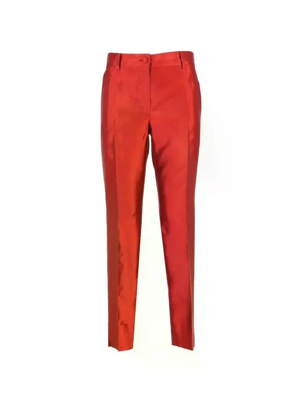 Dolce & Gabbana Mikado Trousers - Red
