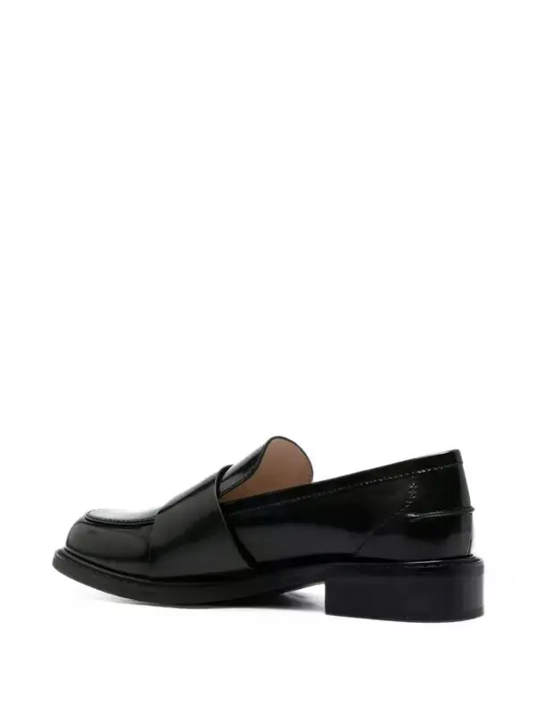 COCCINELLE Buckle-detail Leather Loafers