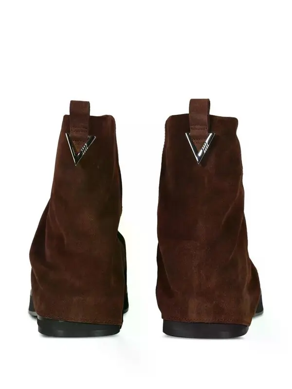 Attico Robin Layered Ankle Boots
