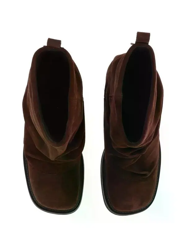 Attico Robin Layered Ankle Boots