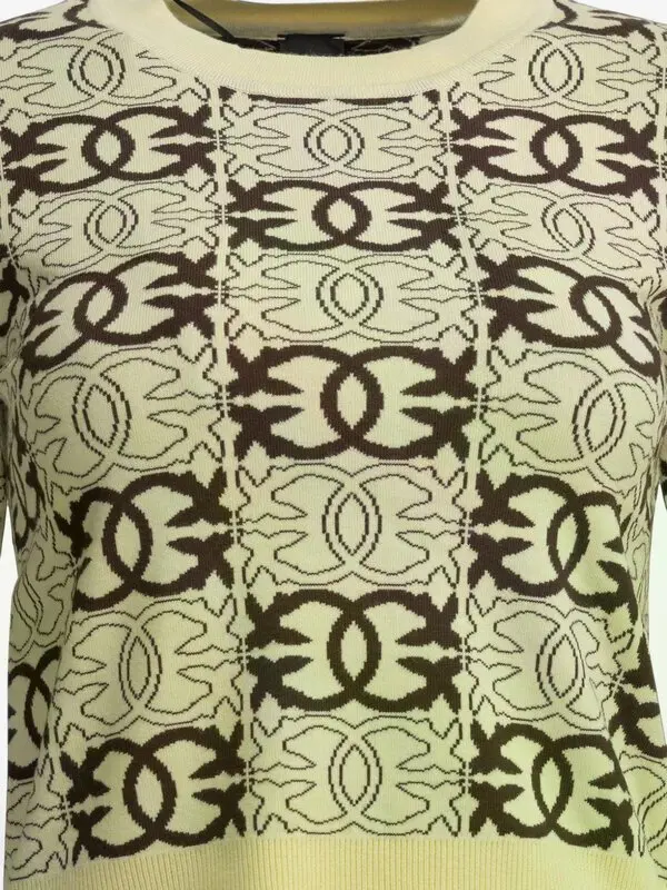 Pinko Monogram-pattern Sweater