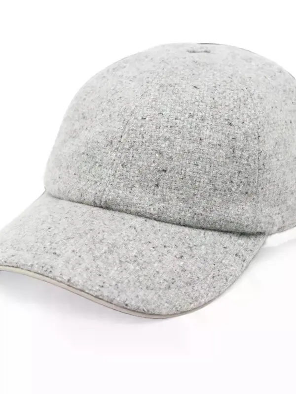 Eleventy Bouclé-texture Baseball Cap