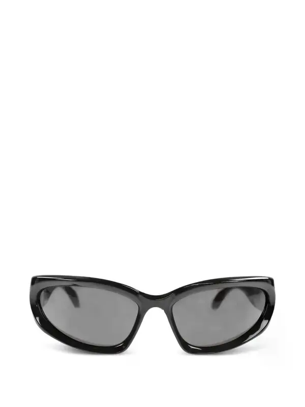 Balenciaga Swift Oval Sunglasses - Black