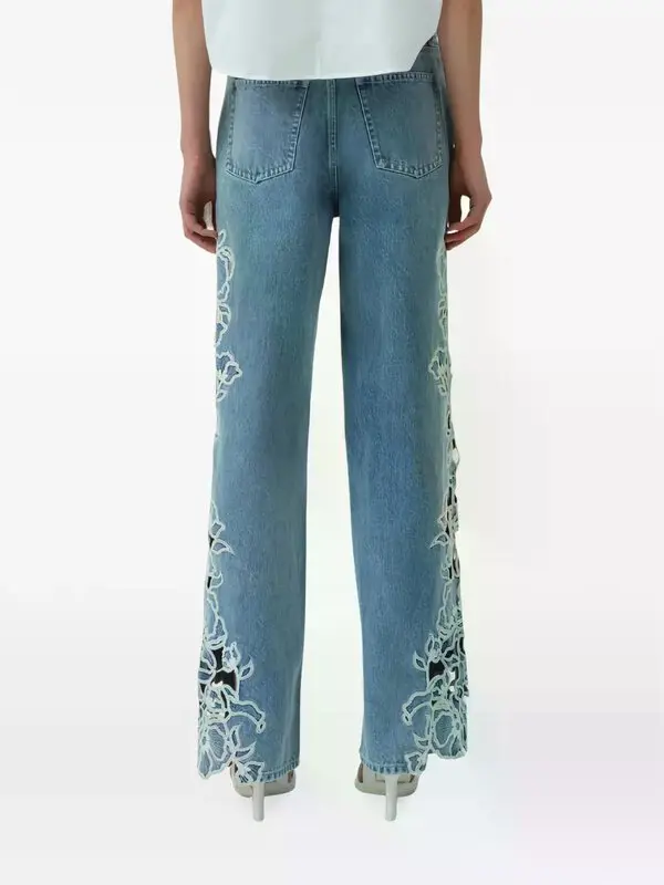 Simkhai Porter Embroidered Jeans