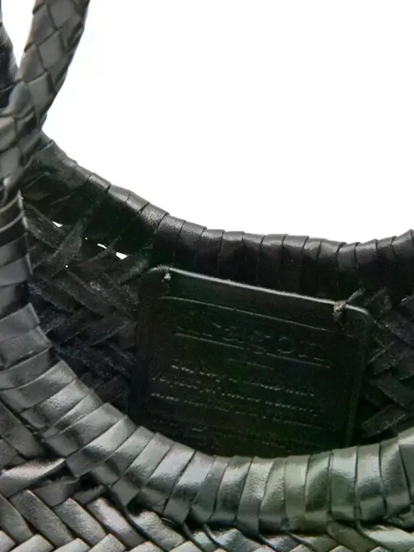 Dragon Diffusion Big Nantucket Woven Leather Tote Bag
